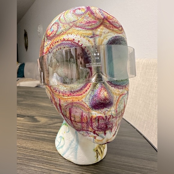 Accessories | Futuristic Clear See Through Single Shield Rave Festival ...